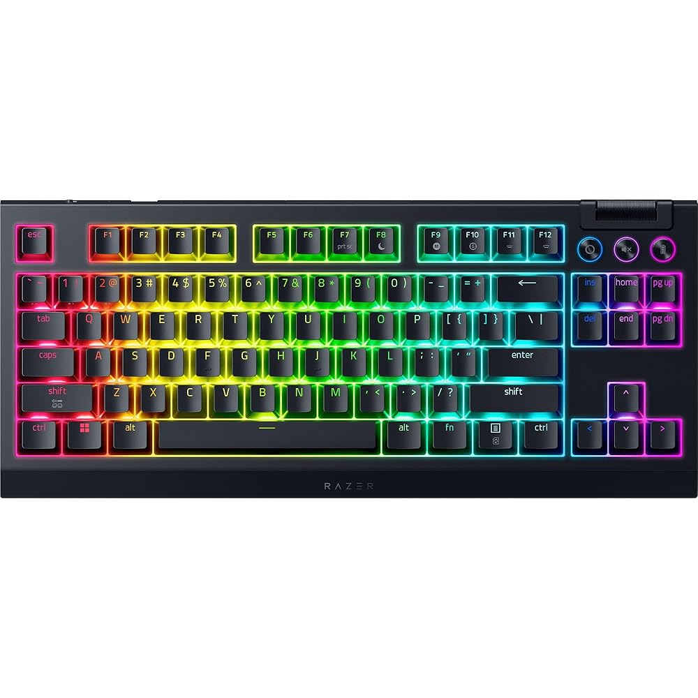 Razer BlackWidow V4 TKL HyperSpeed Wireless Hot Swappable Gaming ...