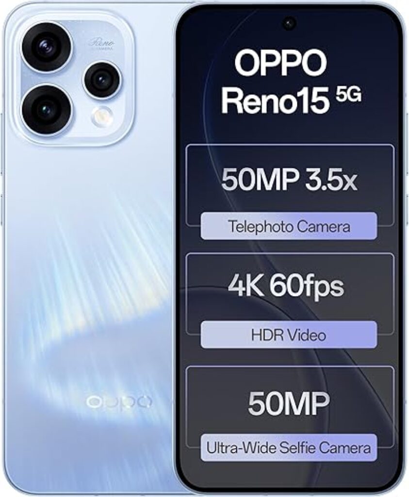 OPPO Reno 15 Price in India, Specifications & Best Deals